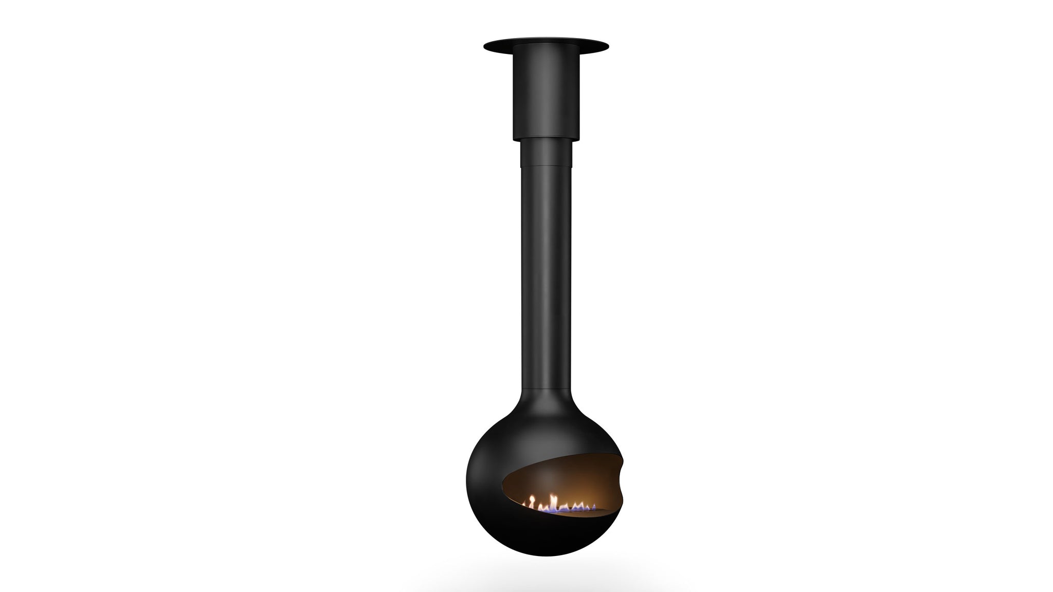 Sphere Suspended Fireplace – Naked Flame Suspended Fires
